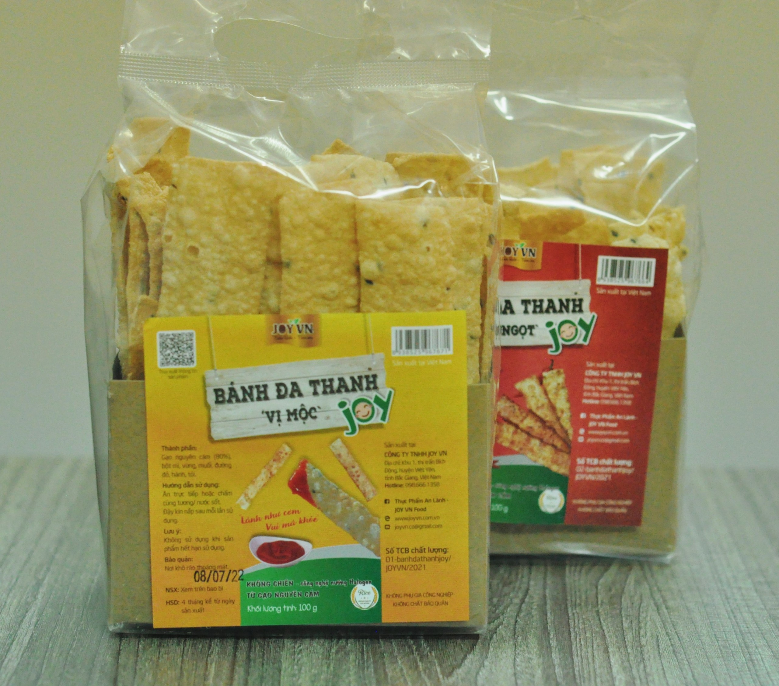 Bánh Đa Thanh JOY - Vị Cay Ngọt - Công Ty TNHH JOYVN Thân Khỏe - Tâm An